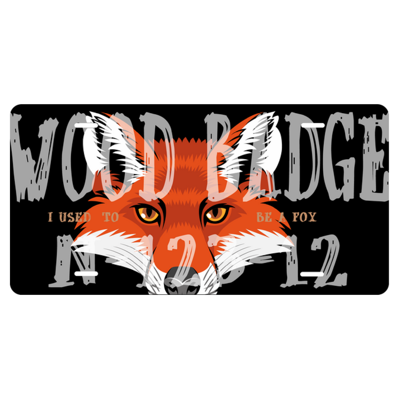 Wood Badge License Plate - Fox and Course Information