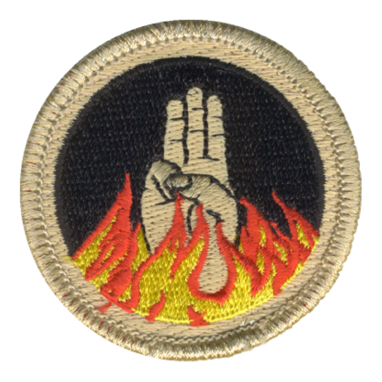 Fiery Scout Oath Patrol Patch