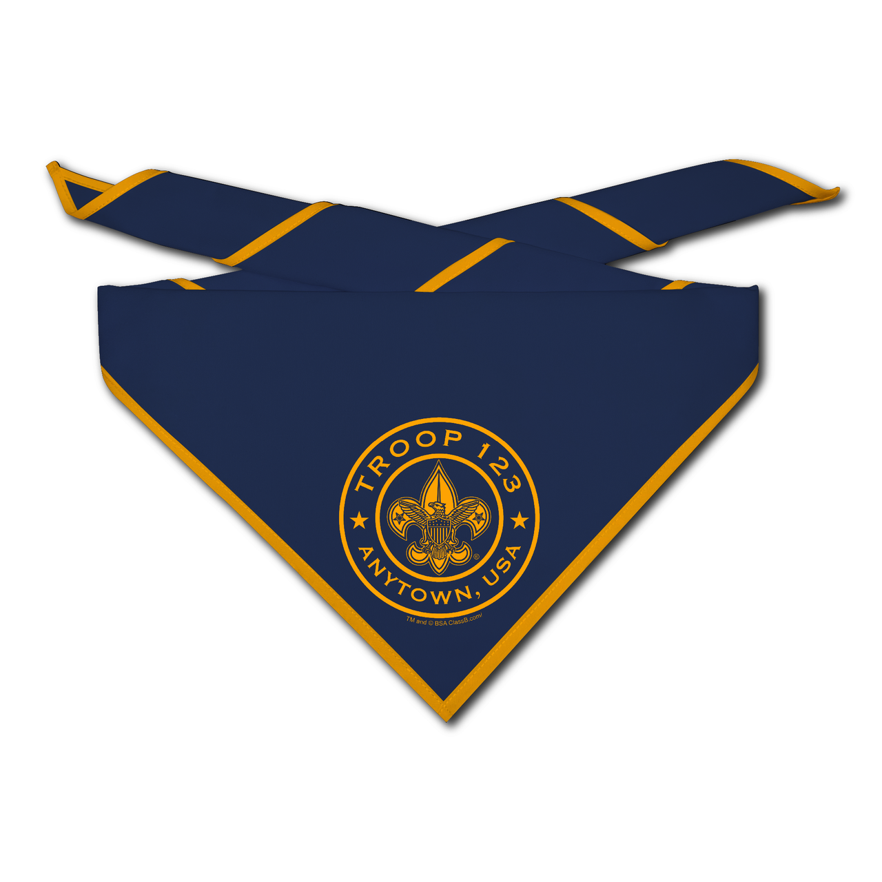 Scout Troop Scout Neckerchief with Scouting America logo Circle - Chose ...