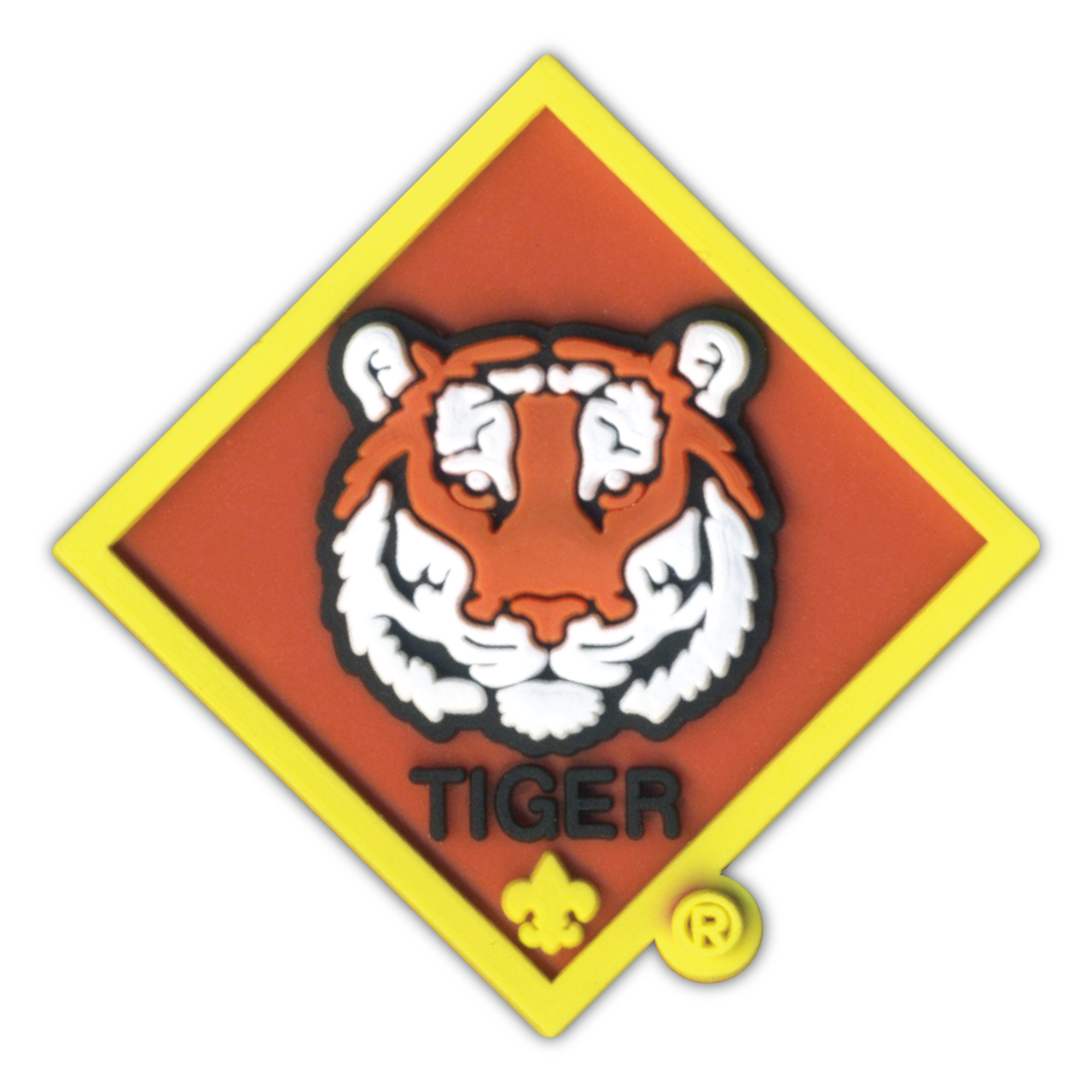 Cub Scout Shoe Charm - Tiger Rank Badge