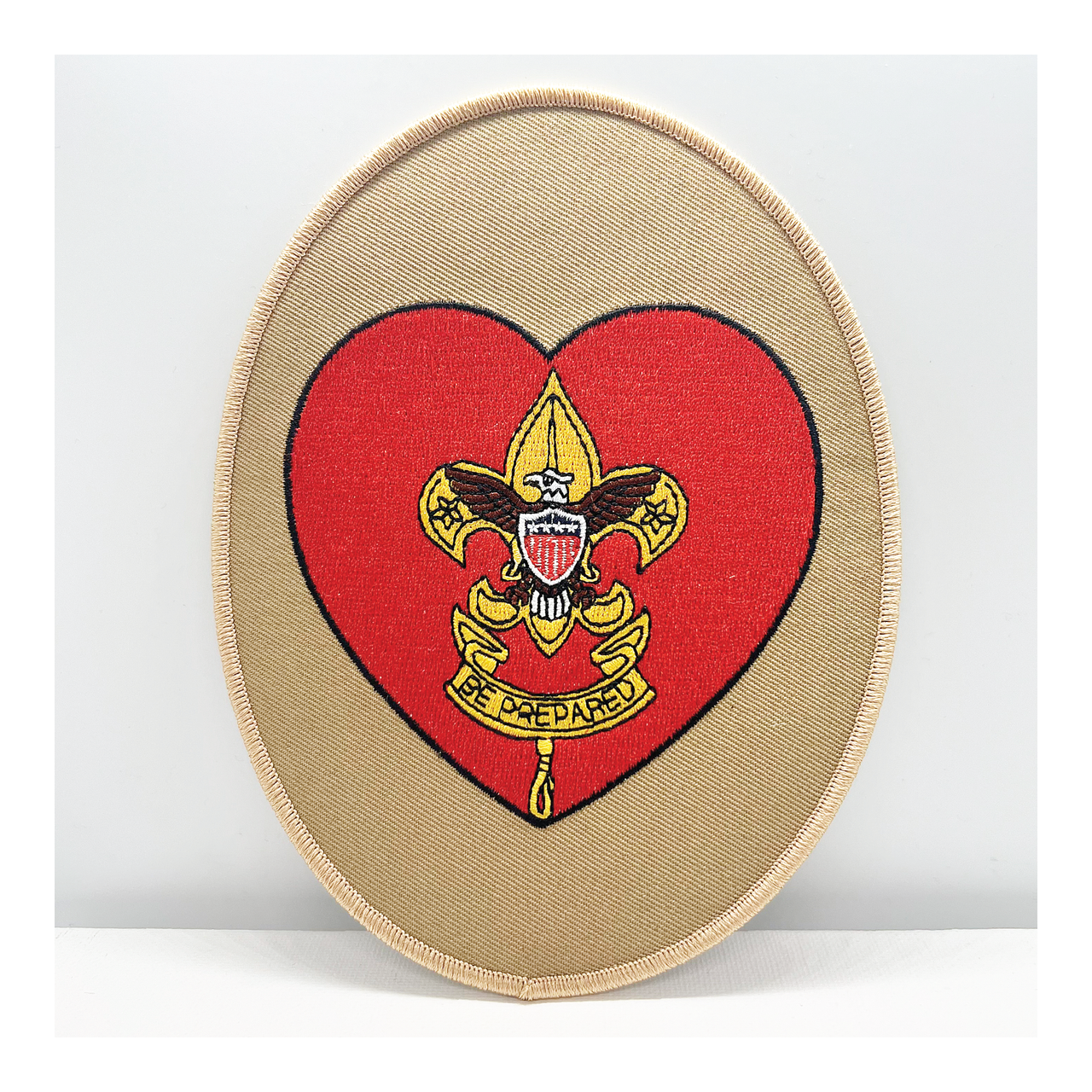 Jumbo Life Rank 6" Tall Oval Embroidered Patch