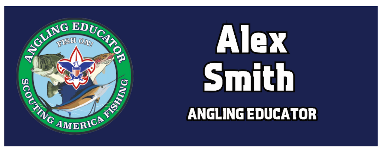 Certified Angling Instructor Name Tag - Scouting America