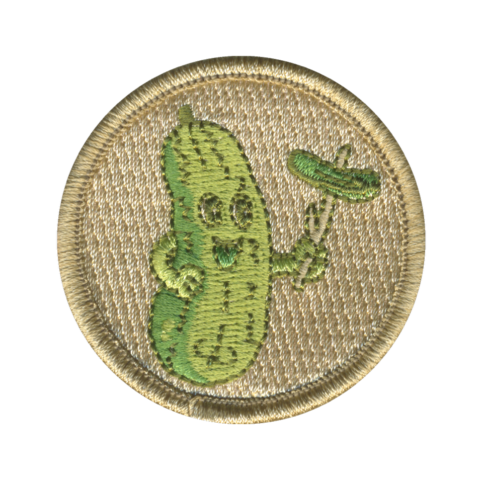 Sticky Pickle Patrol Patch – Embroidered Scout Uniform Patch – 2 in ...