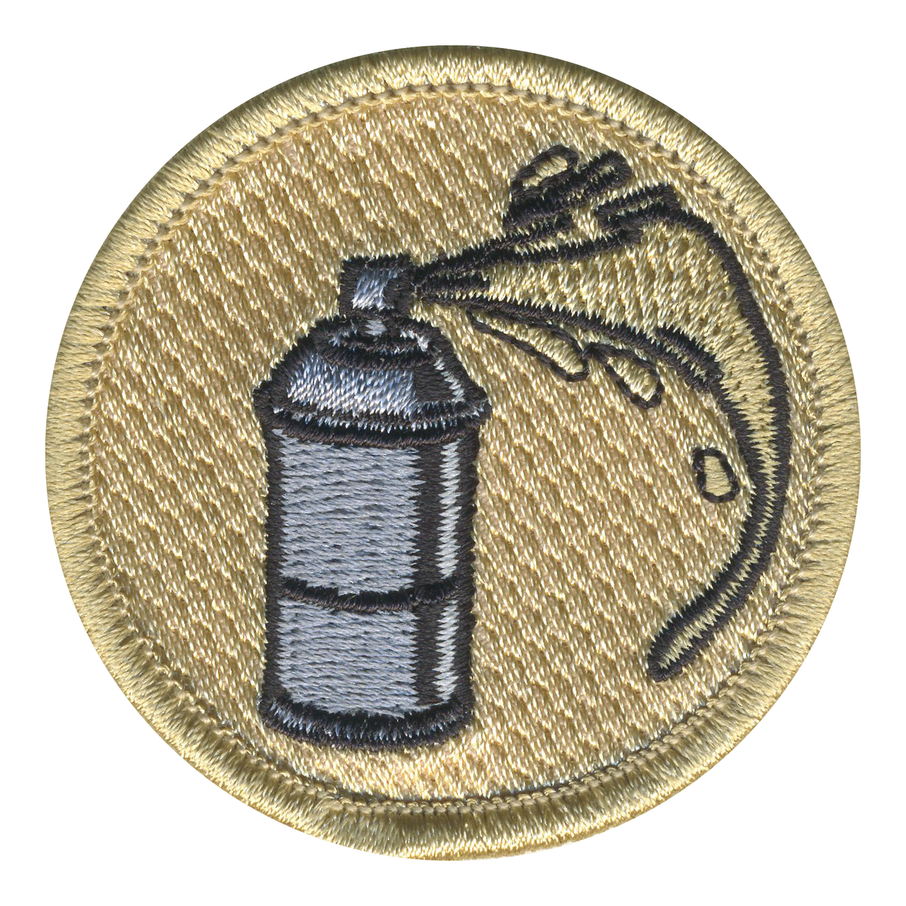 Spray Can Patrol Patch – Embroidered Scout Uniform Patch – 2 in Round ...