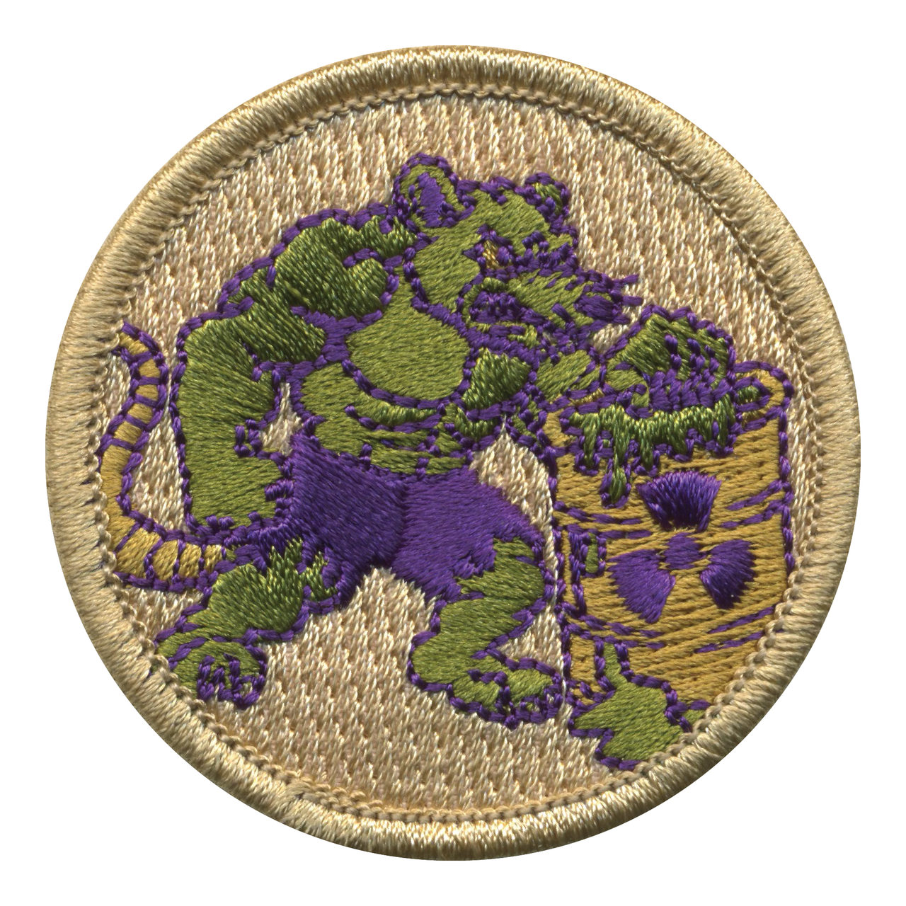 Radioactive Strong Rats Patrol Patch – Embroidered Scout Uniform Patch ...