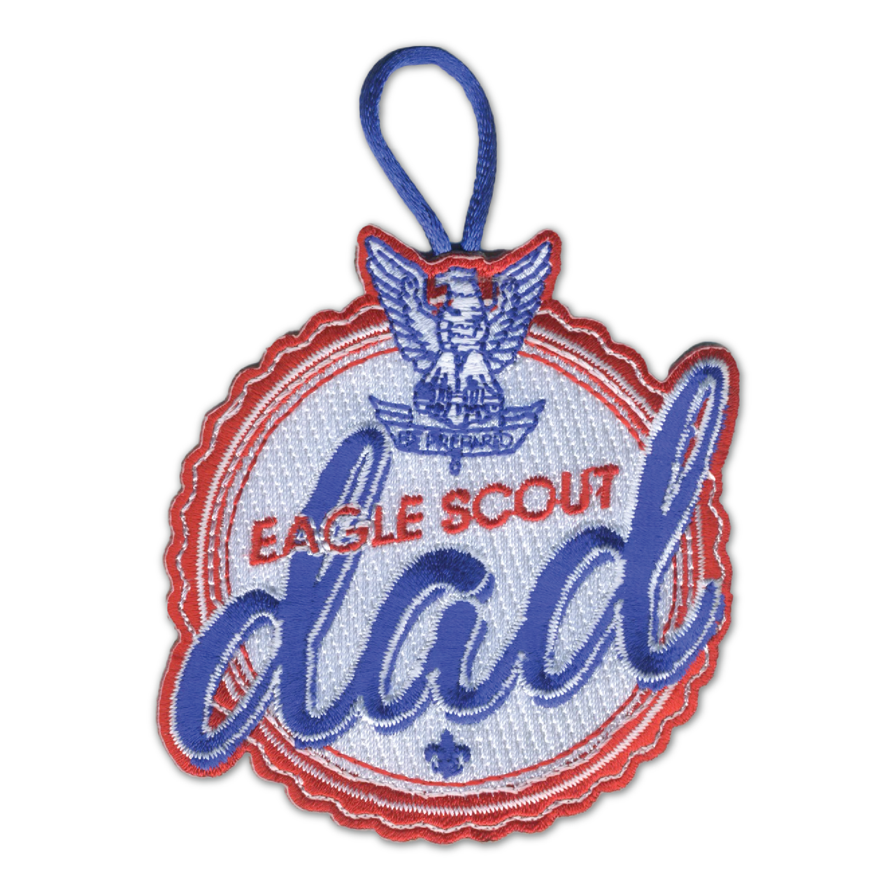 Eagle Scout Dad with Eagle Emblem Embroidered Patch