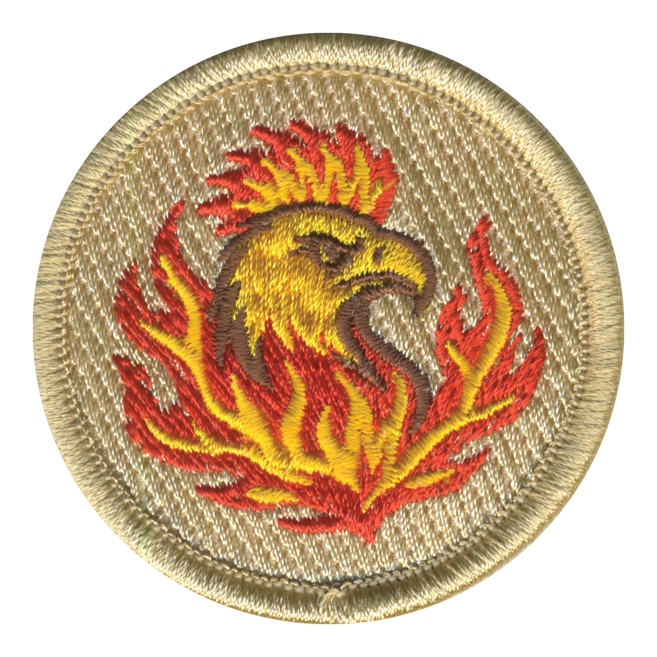 Flaming Eagle Patrol Patch – Embroidered Scout Uniform Patch – 2 in ...