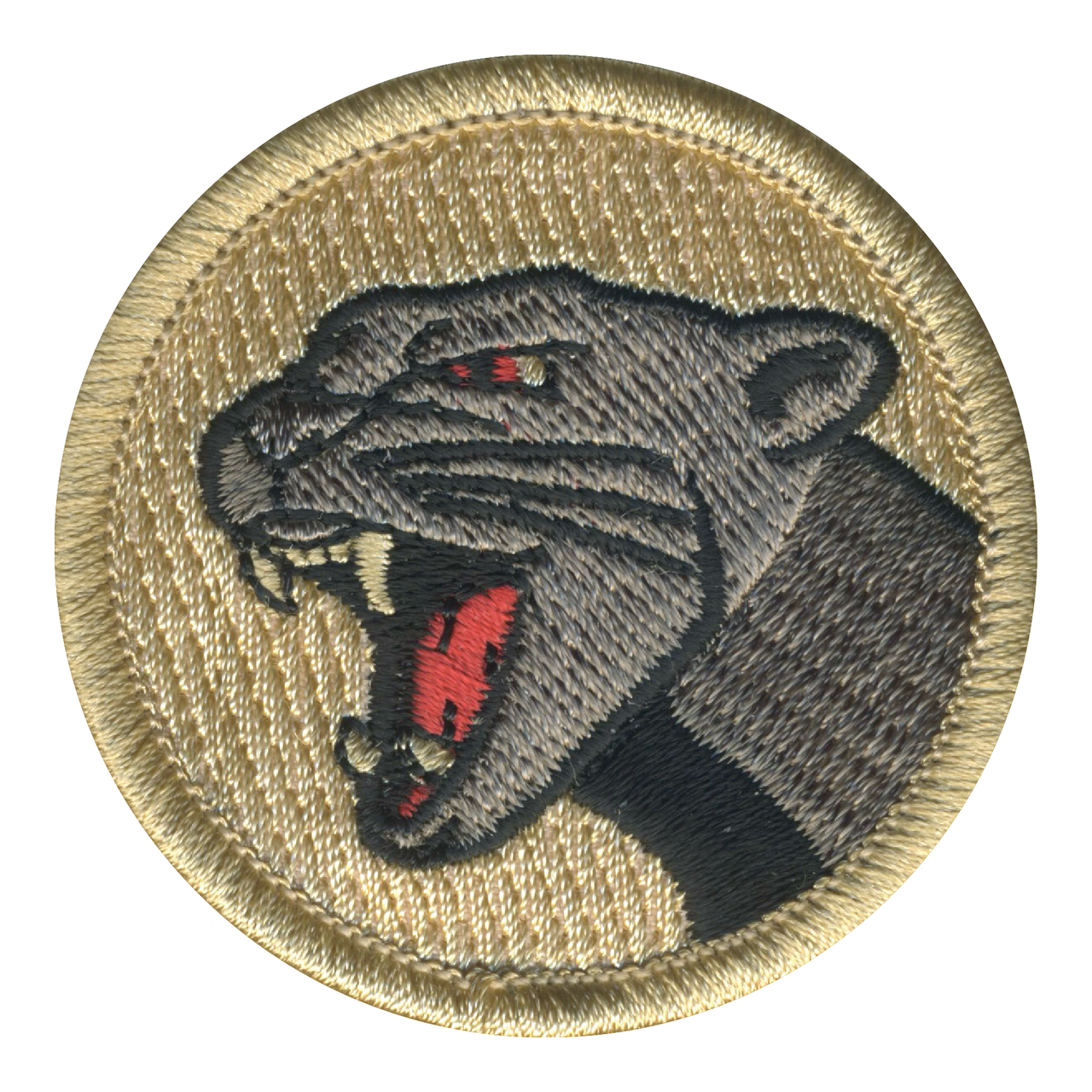 Roaring Panther Patrol Patch – Embroidered Scout Uniform Patch – 2 in ...