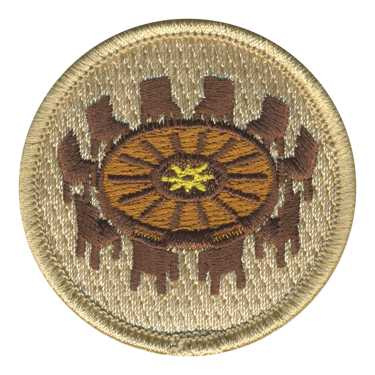 Conference Table Patrol Patch – Embroidered Scout Uniform Patch – 2 in ...