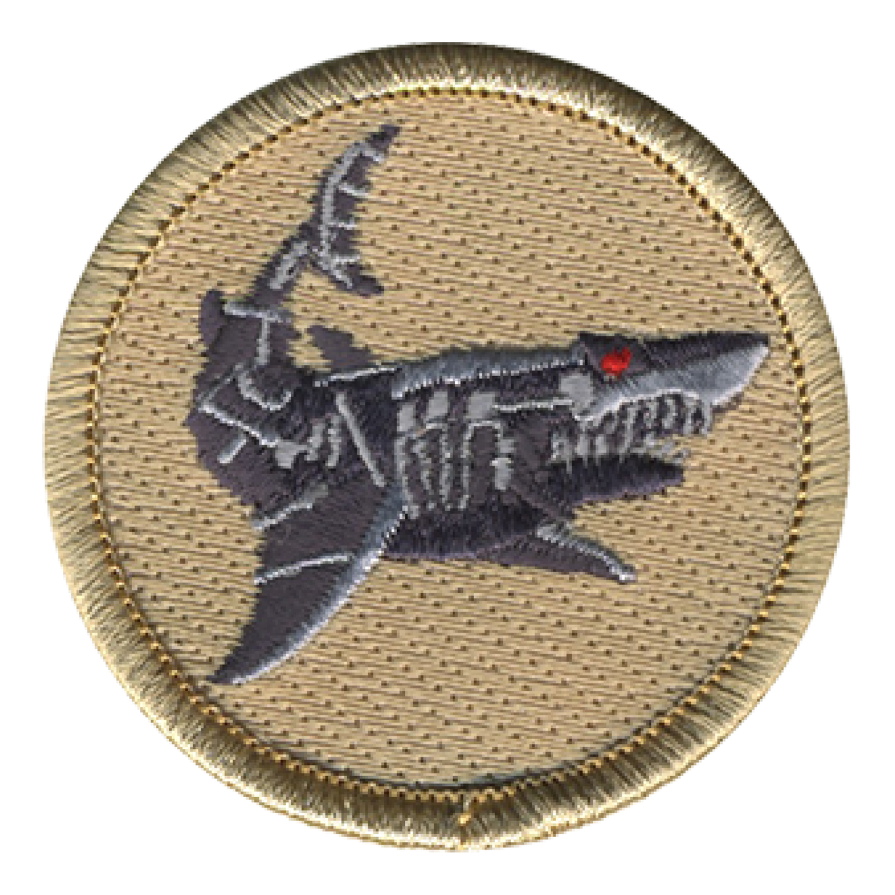 Mechanical Shark Patrol Patch – Embroidered Scout Uniform Patch – 2 in ...