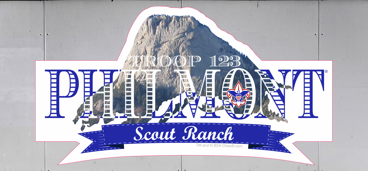 Philmont Scout Ranch Logo The View On The Peak Of Mt. Baldy In