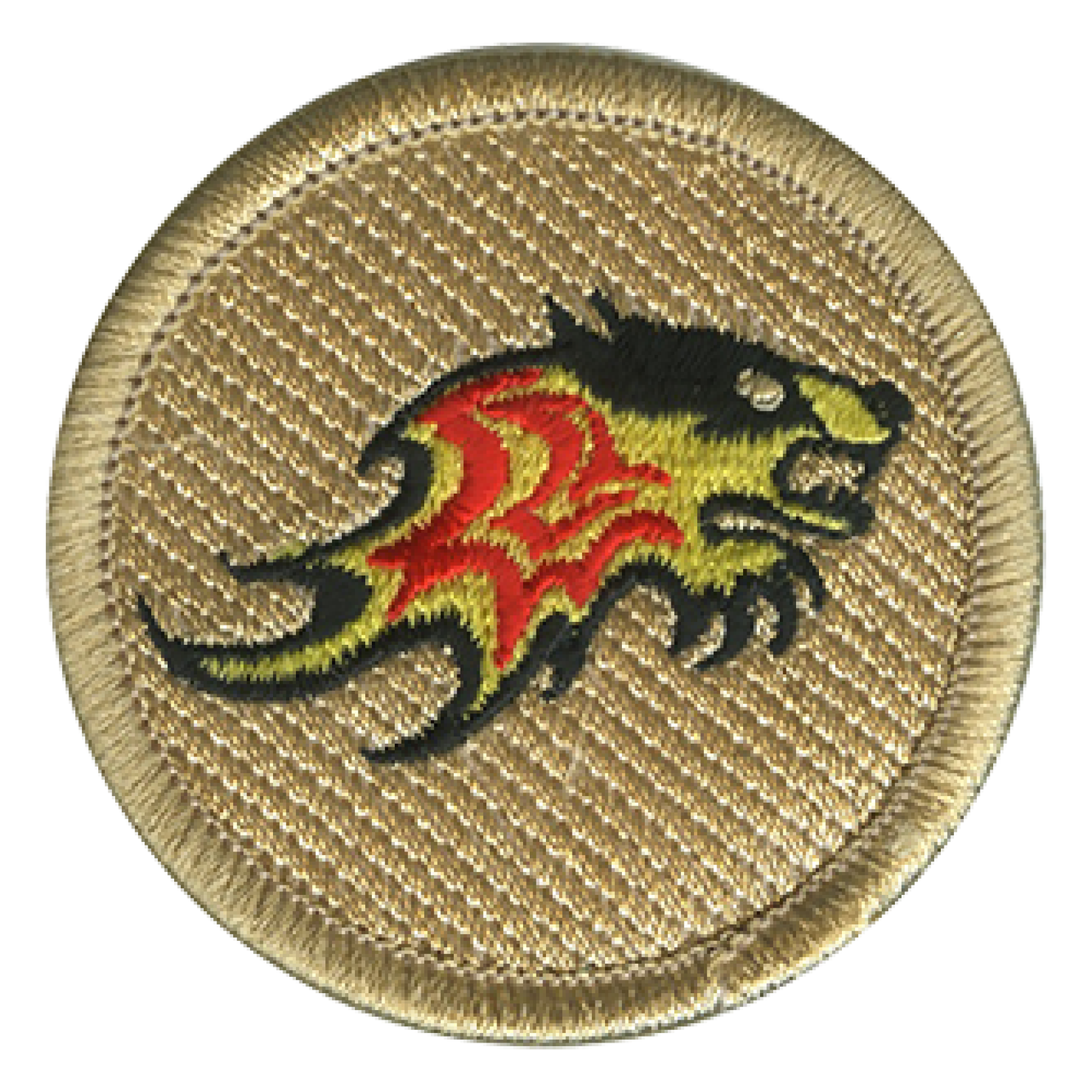 Fire Badger Scout Patrol Patch