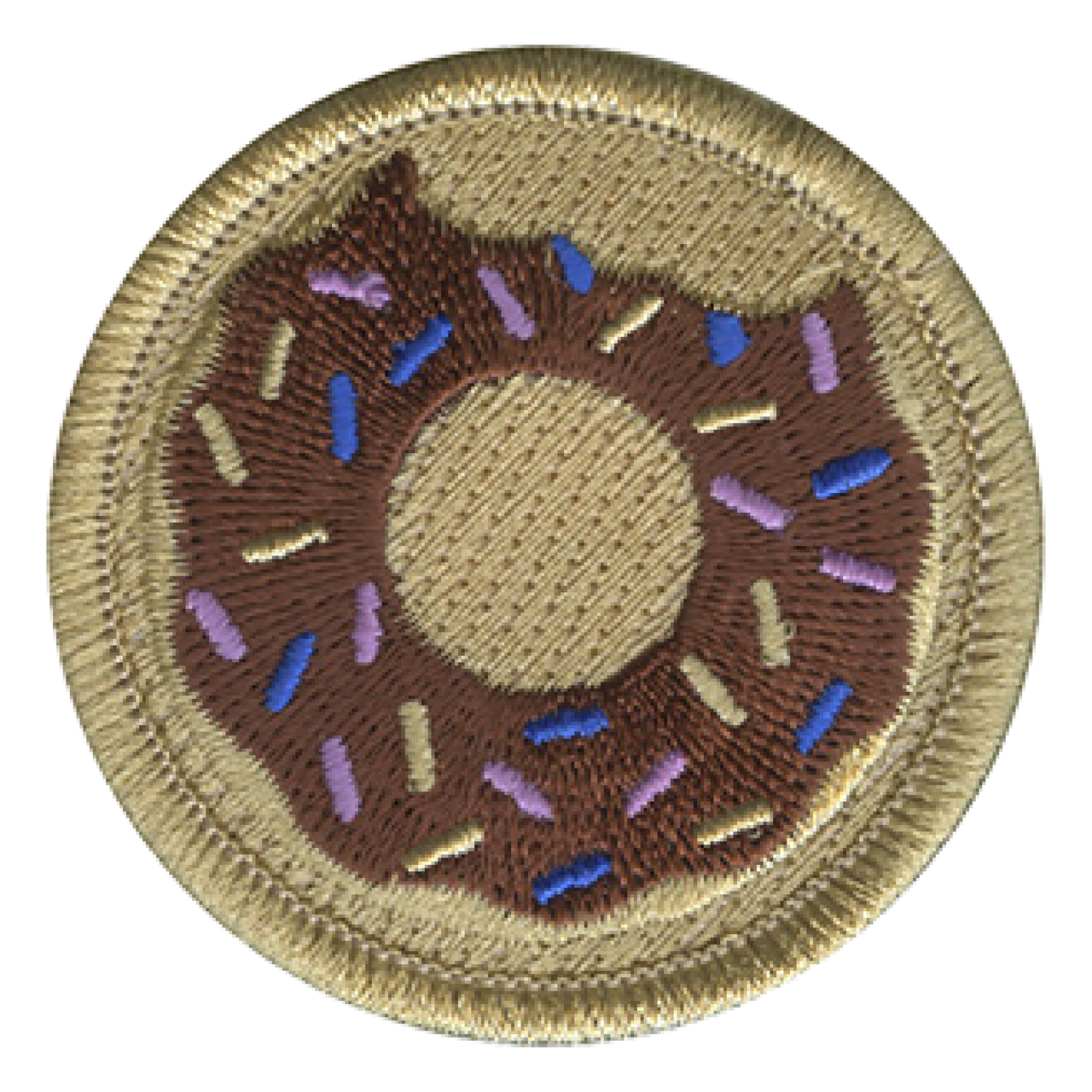 Bitten Donut Patrol Patch – Embroidered Scout Uniform Patch – 2 in ...