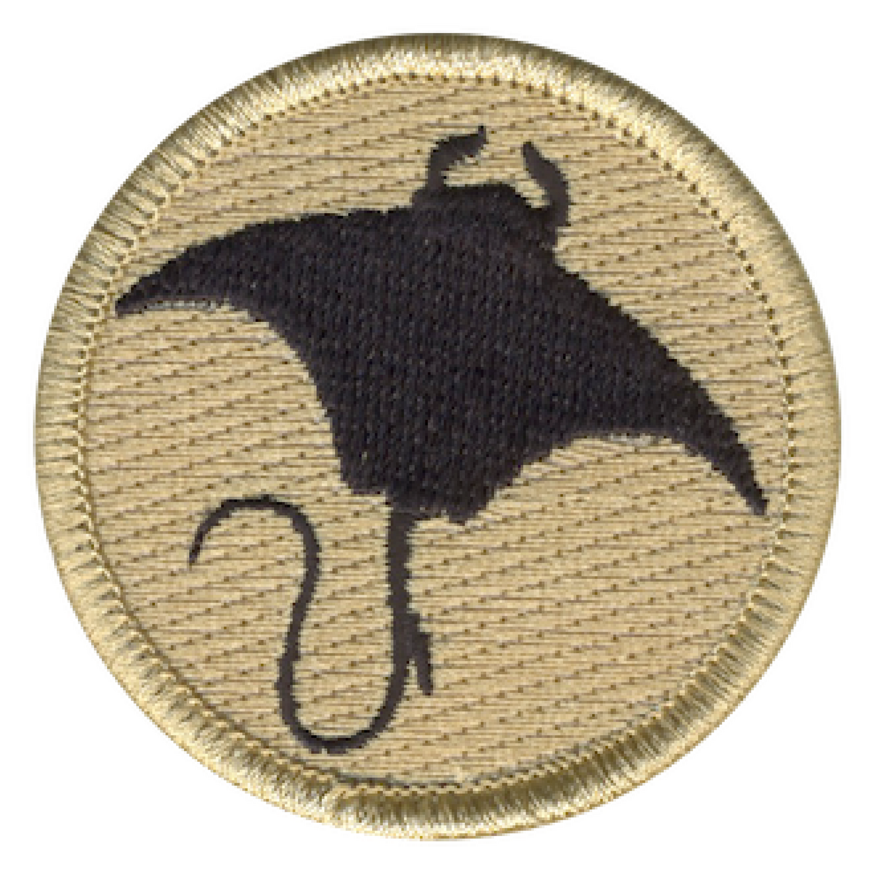 Stingray Patrol Patch – Embroidered Scout Uniform Patch – 2 in Round ...