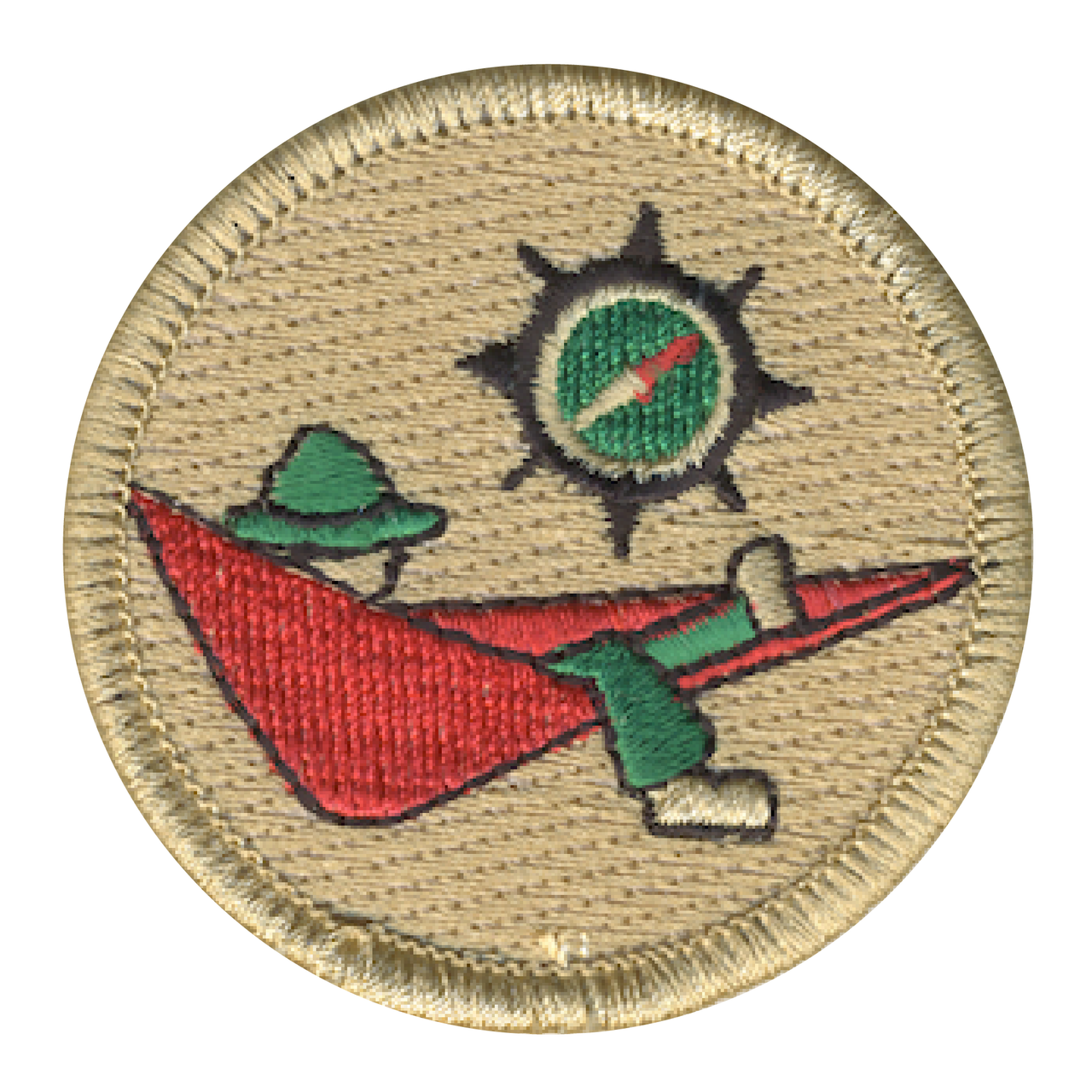 Nap and Compass Patrol Patch – Embroidered Scout Uniform Patch – 2 in ...
