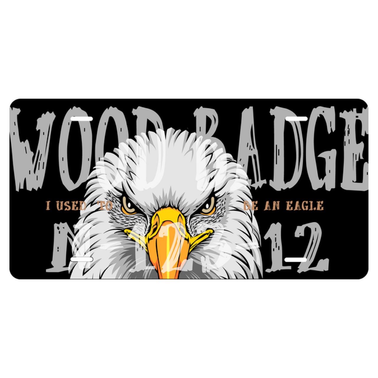 Wood Badge License Plate Eagle and Course Information