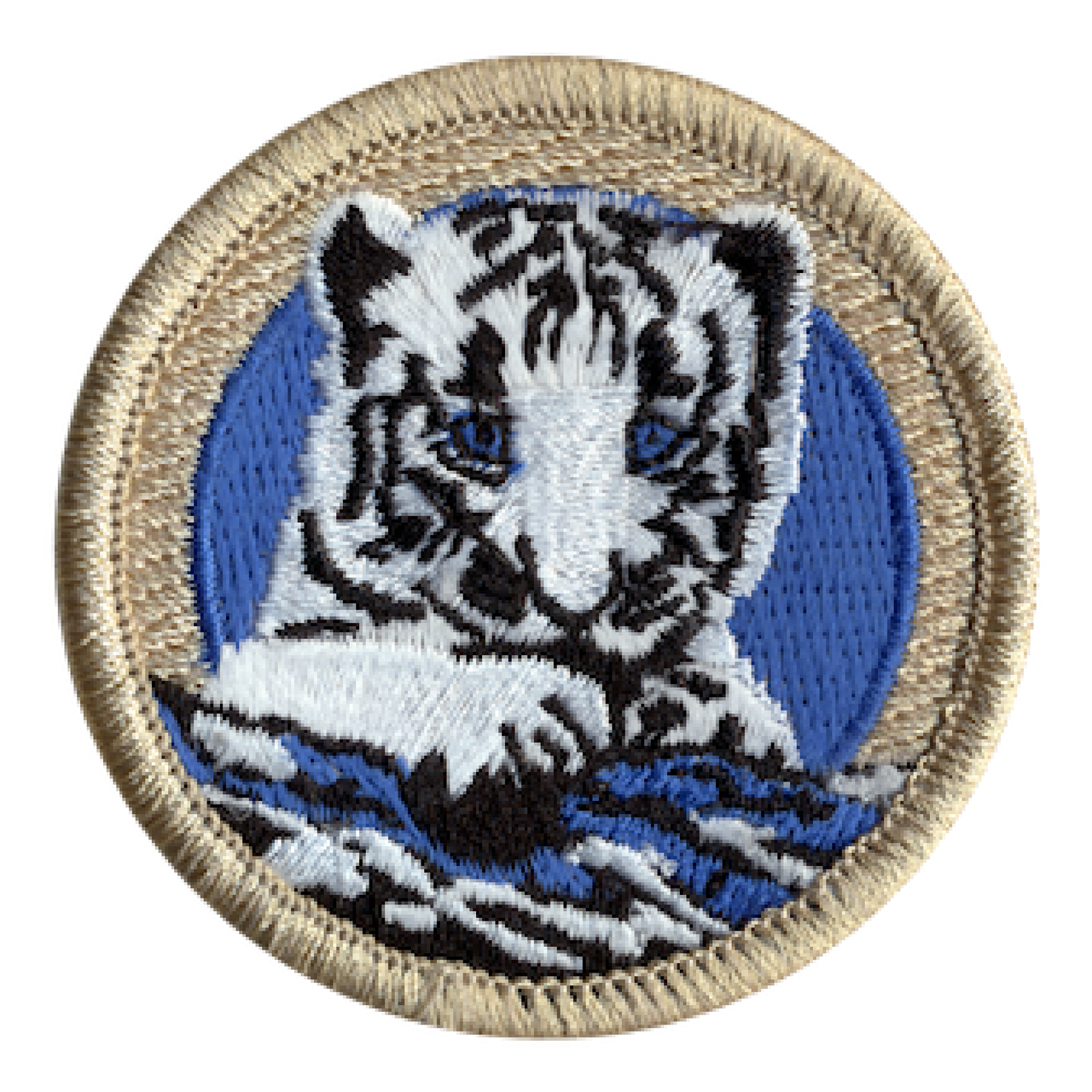 Snow Leopard Patrol Patch – Embroidered Scout Uniform Patch – 2 in ...