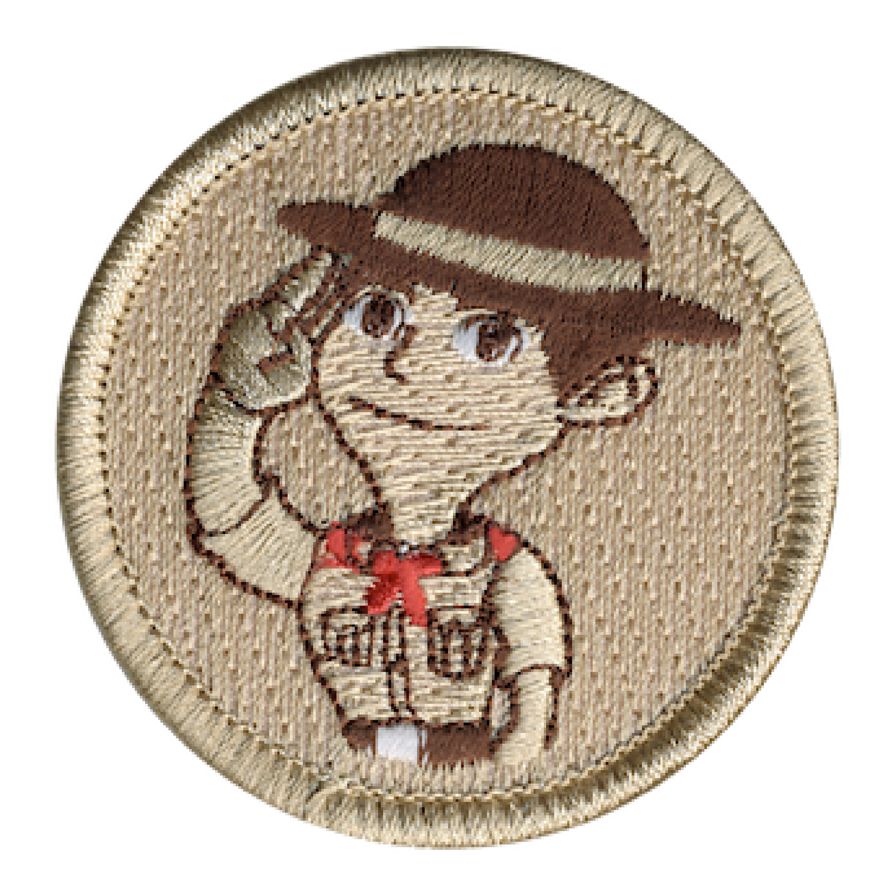 Cartoon Scoutmaster Scout Patrol Patch