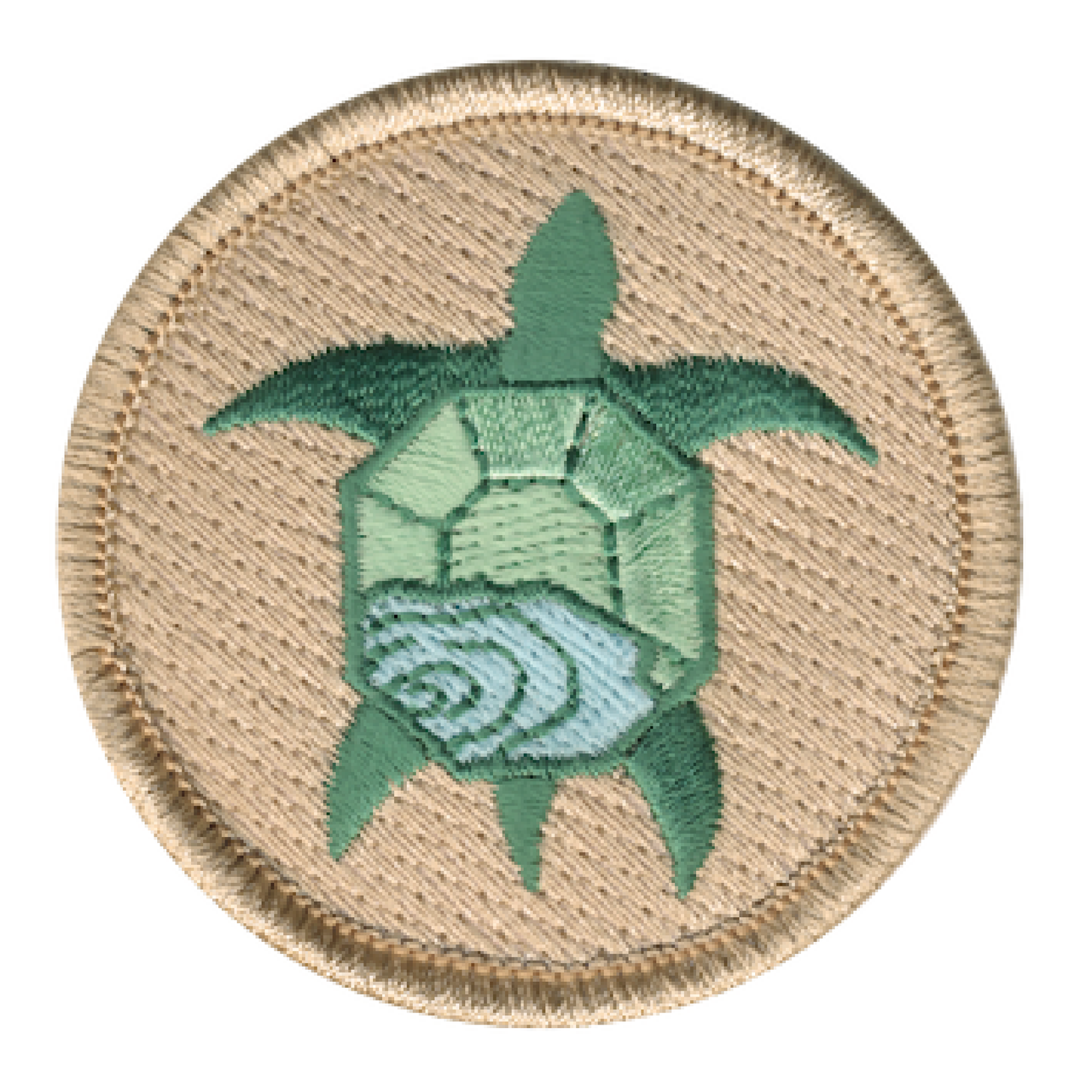Sea Turtle Gem Patrol Patch – Embroidered Scout Uniform Patch – 2 in ...