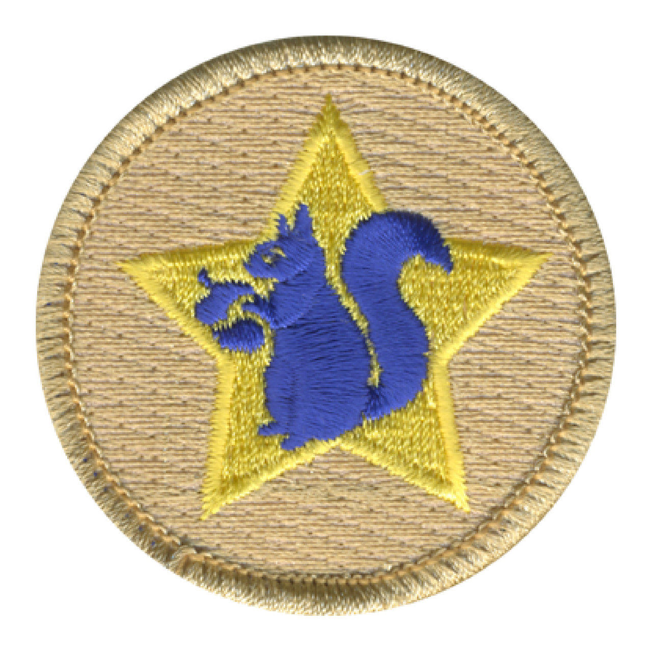 Star Squirrel Scout Patrol Patch