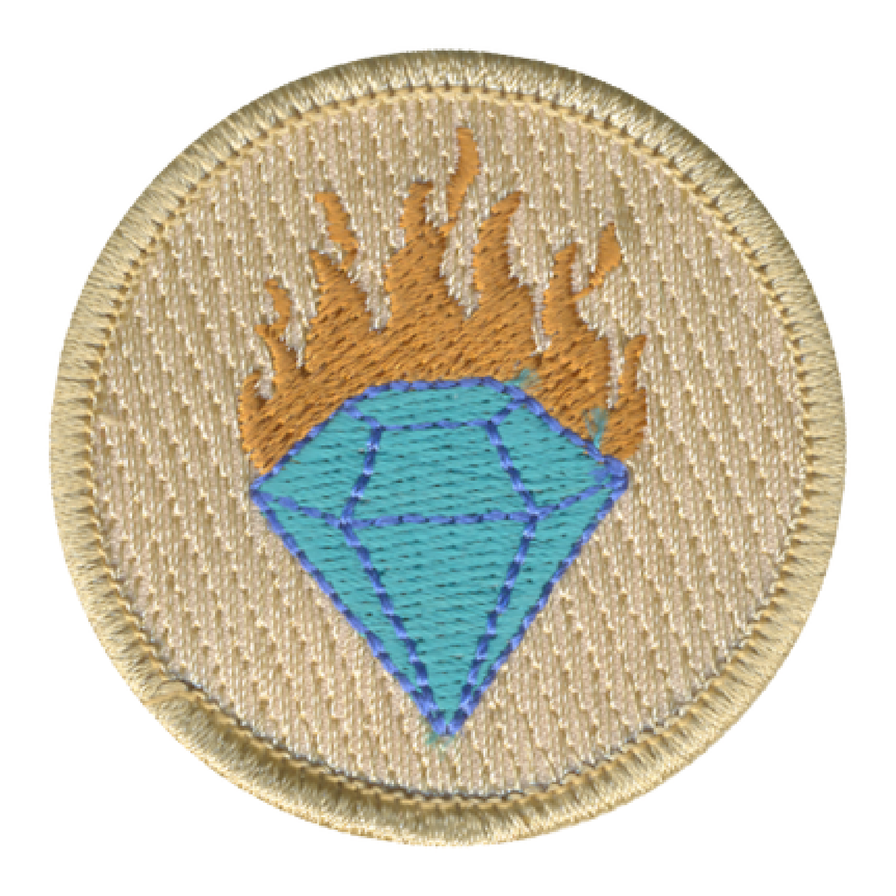 Flaming Diamond Patrol Patch