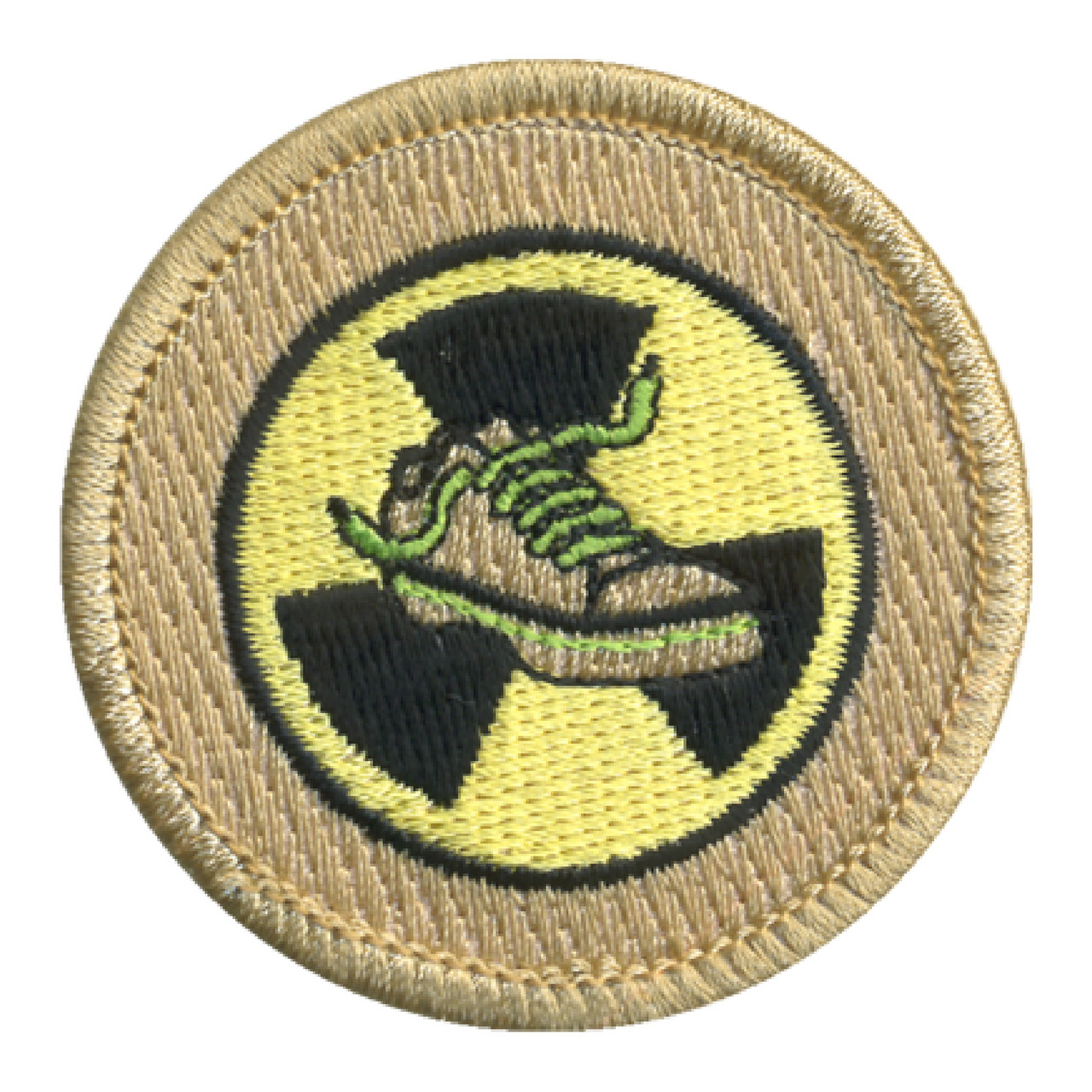 Atomic Shoe Patrol Patch – Embroidered Scout Uniform Patch – 2 in Round ...