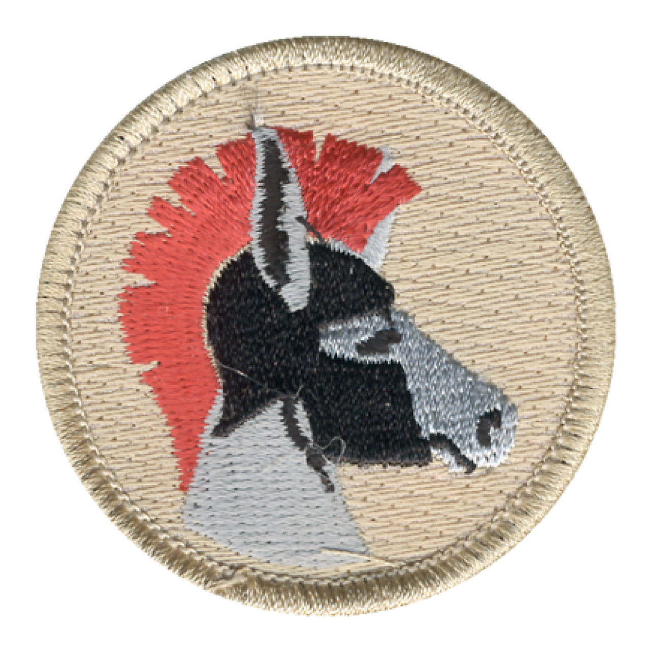 Spartan Donkey Patrol Patch – Embroidered Scout Uniform Patch – 2 in ...