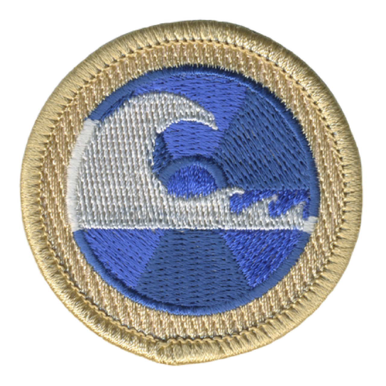 Blue Wave Patrol Patch – Embroidered Scout Uniform Patch – 2 in Round ...
