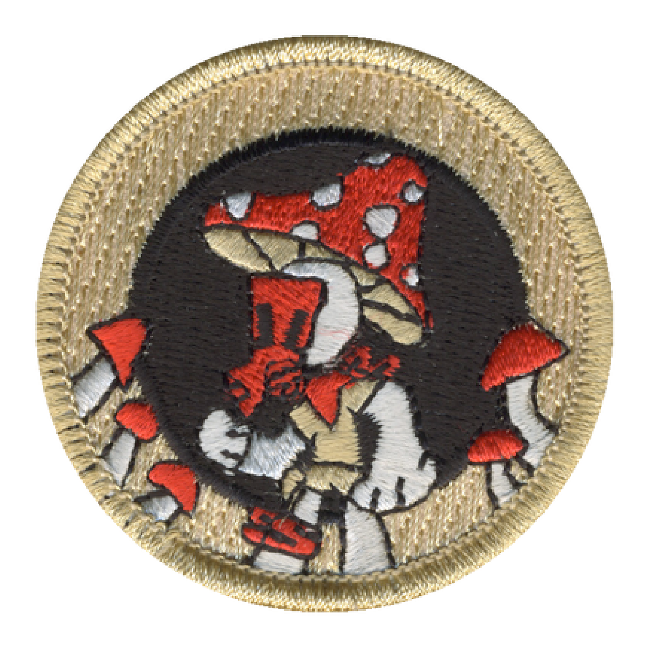 Mushroom Head Patrol Patch – Embroidered Scout Uniform Patch – 2 in ...