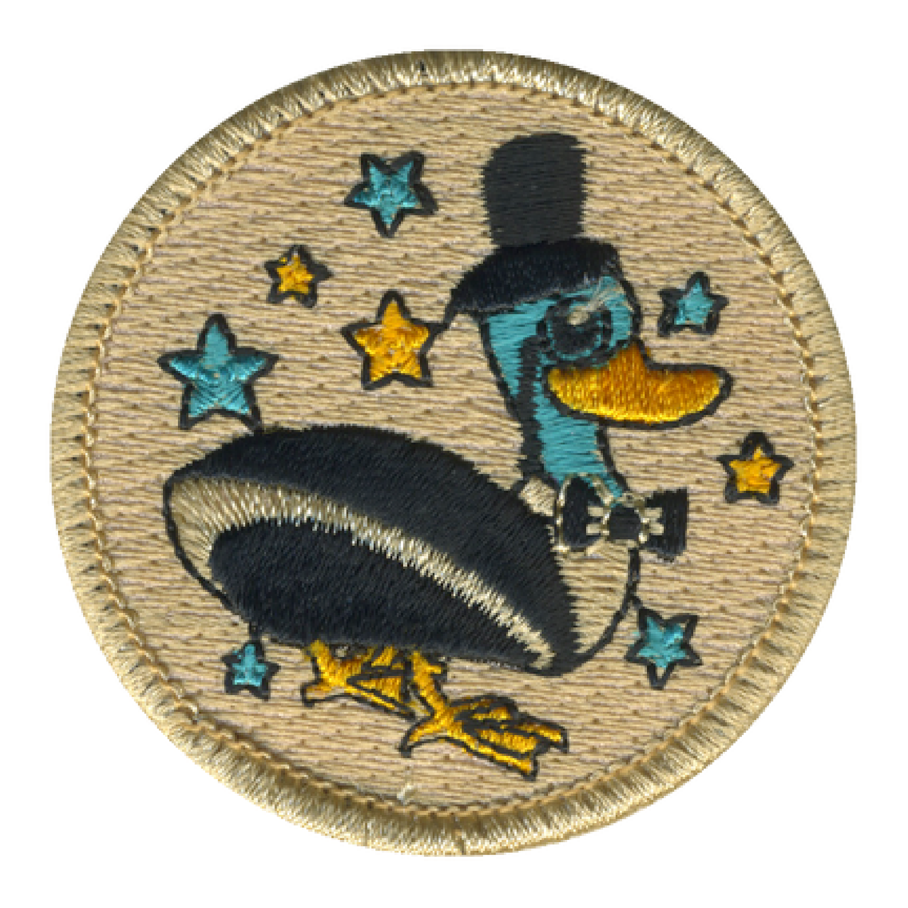 Fancy Duck Patrol Patch – Embroidered Scout Uniform Patch – 2 in Round ...