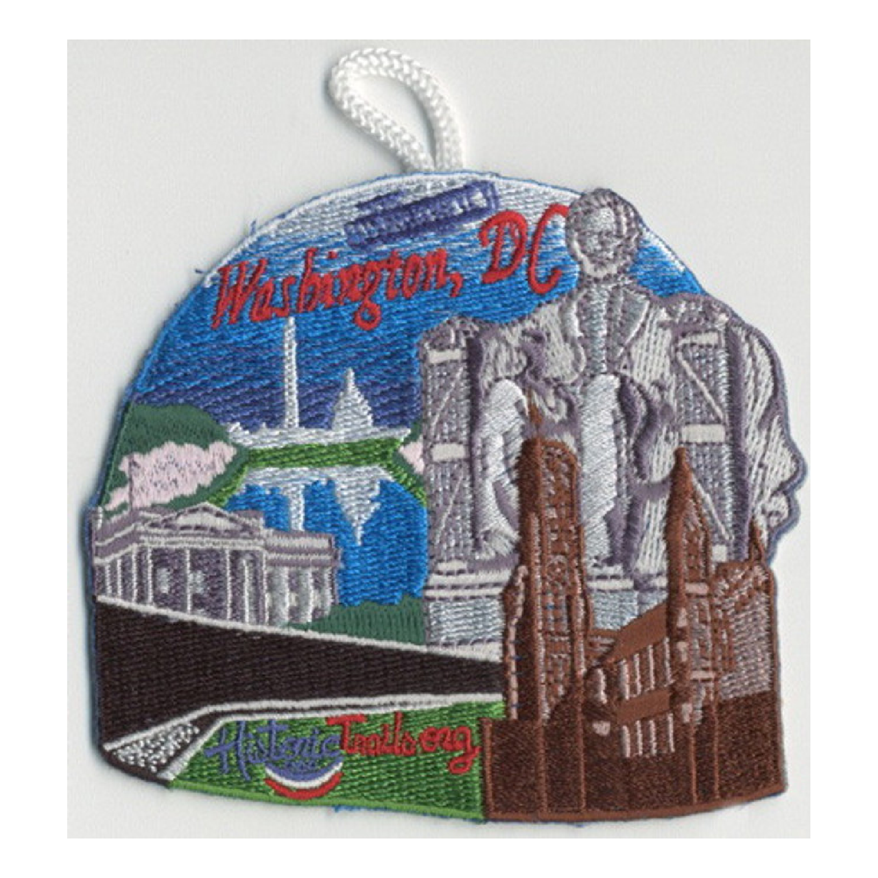 Historic Trail Embroidered Patch for Washington DC 5 mile hike