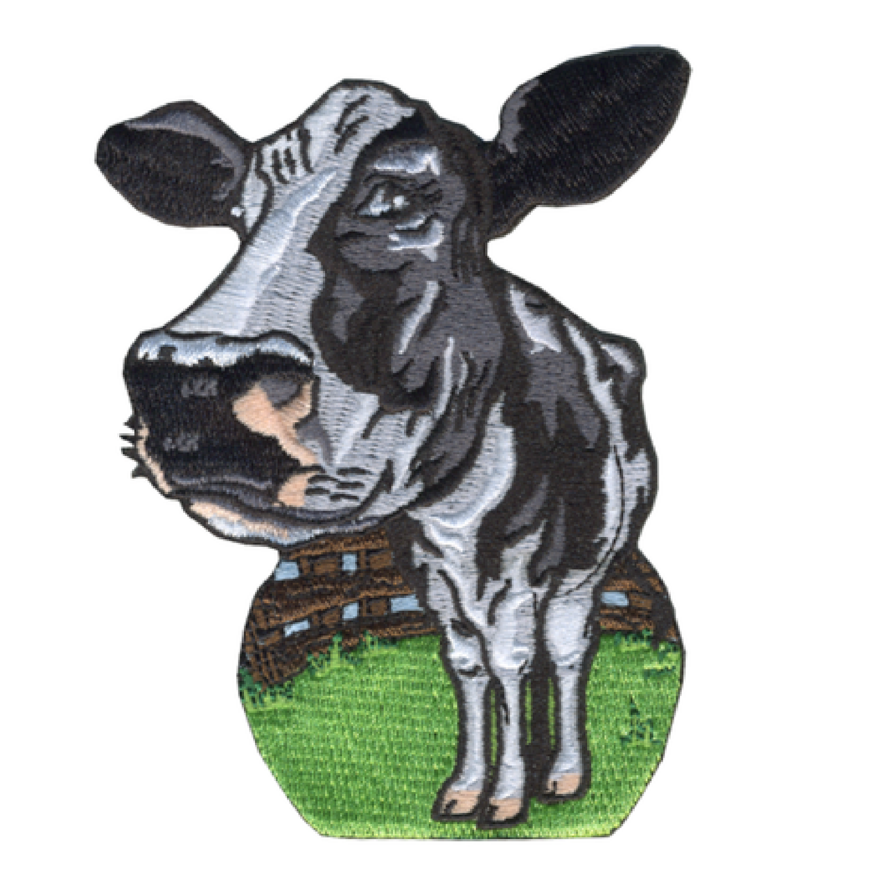 Dairy Cow Embroidered Patch