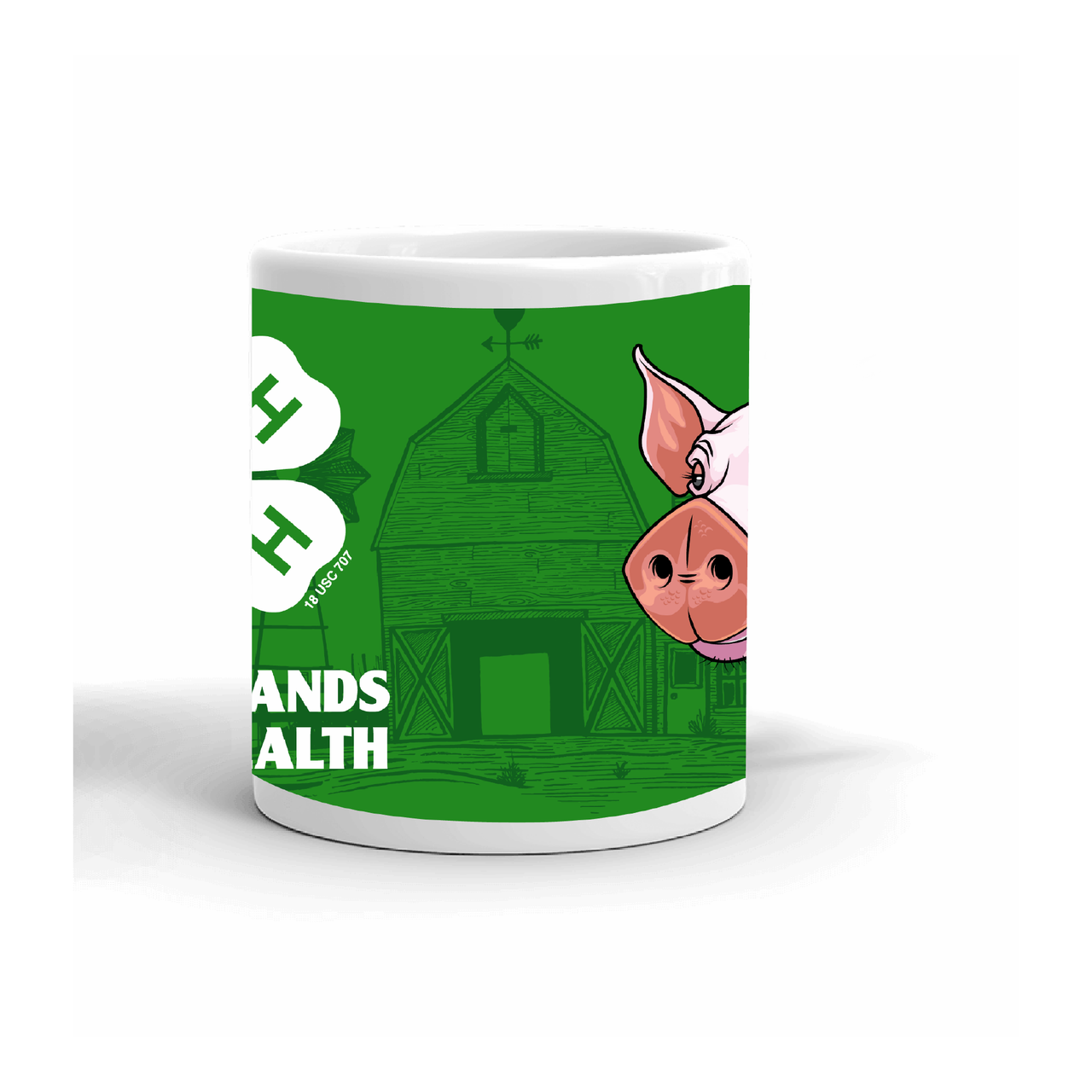 Pig 4-H 11 oz. Coffee Mug Farm Scene