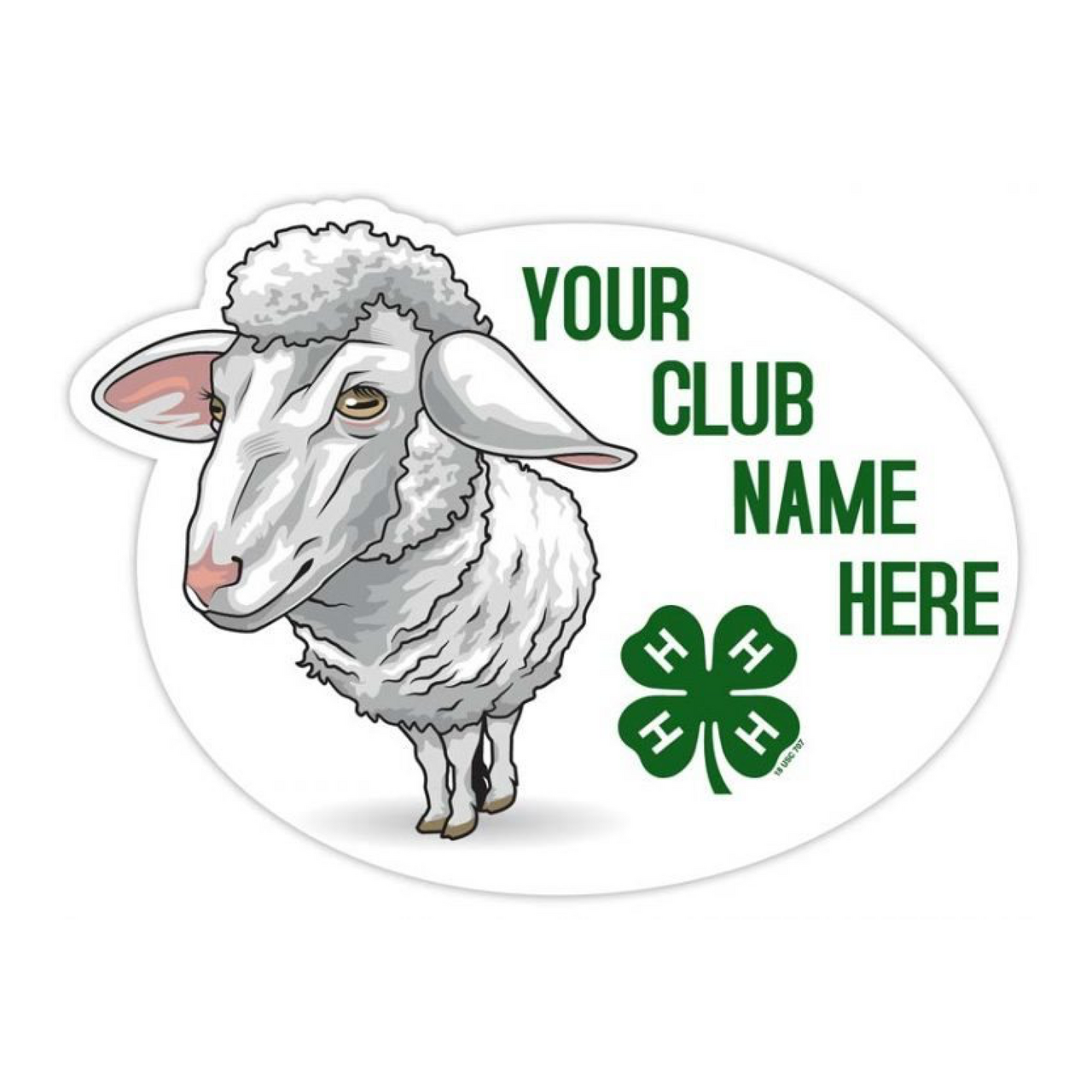 Sheep 4-H Sticker