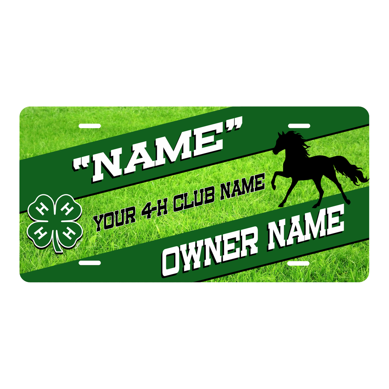 4-H Stall Tag - Green Grass Design