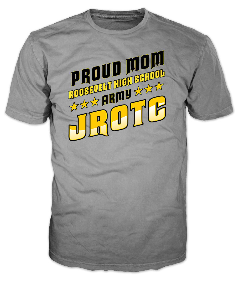 Army JROTC Proud Mom Custom T-shirt