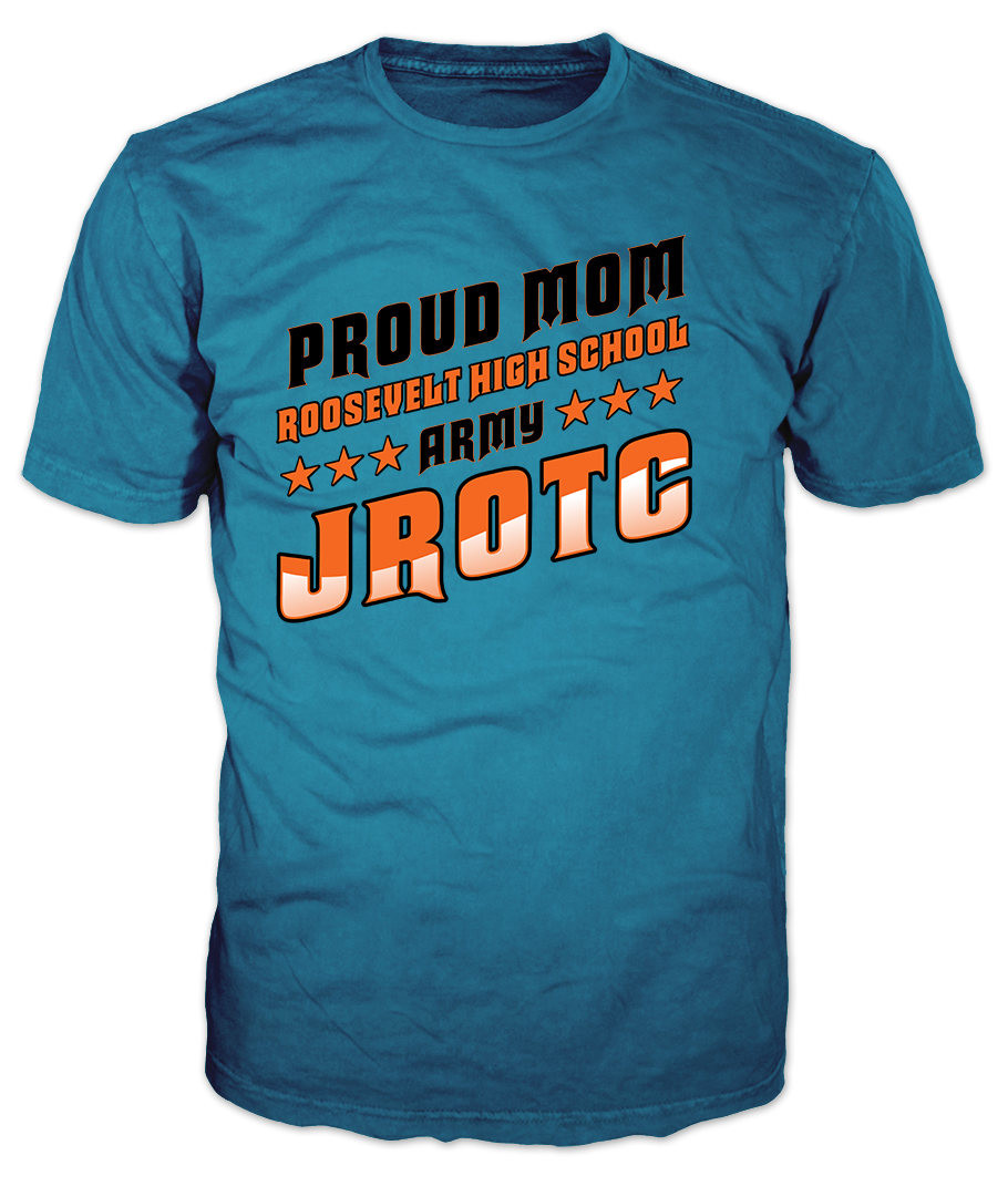 Army JROTC Proud Mom Custom T-shirt