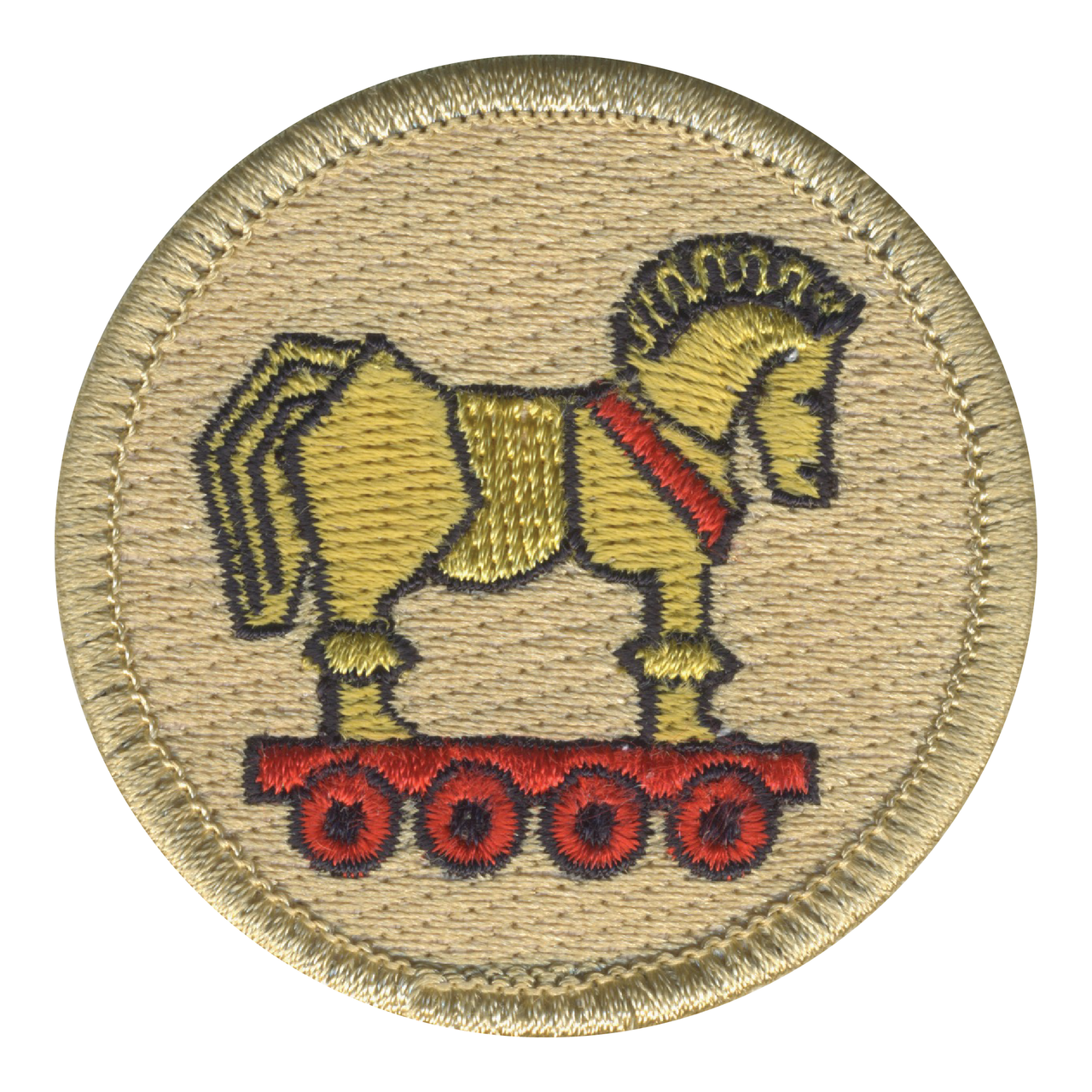 The Trojan Horse Patrol Patch – Embroidered Scout Uniform Patch – 2 in ...