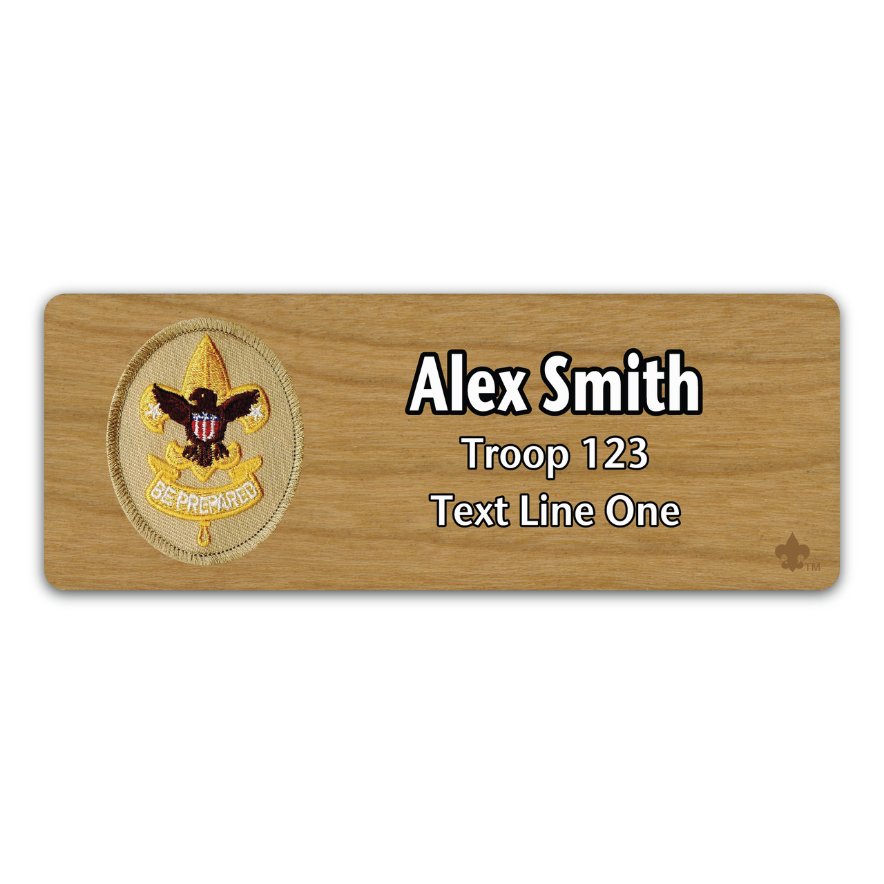 Custom First Class Scout Rank Emblem Name Tag Magnetic 1x3 Personalized ...