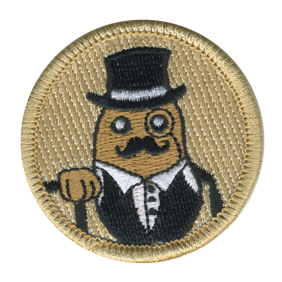Spud Patrol Patch – Embroidered Scout Uniform Patch – 2 in Round ...