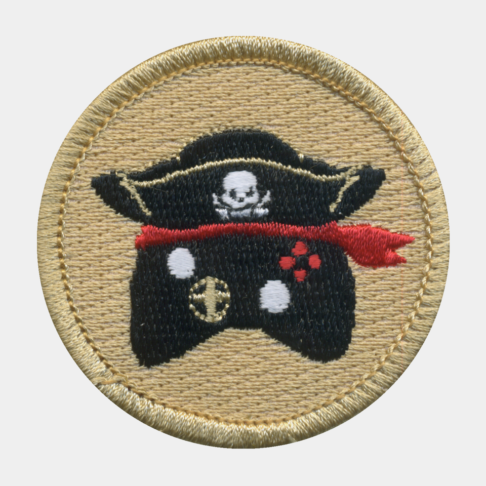 Gaming Goonies Patrol Patch – Embroidered Scout Uniform Patch – 2 in ...