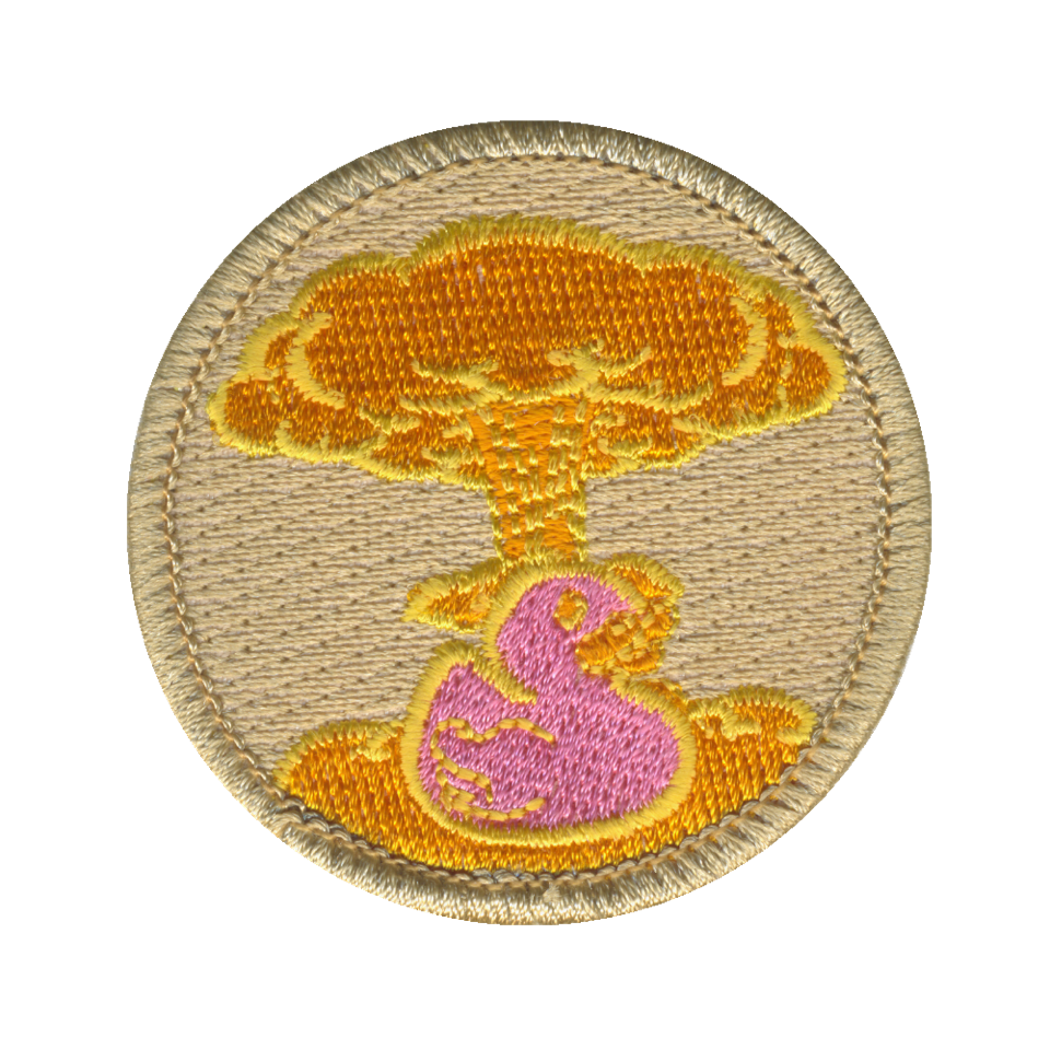 Nuclear Pink Rubber Ducky Patrol Patch