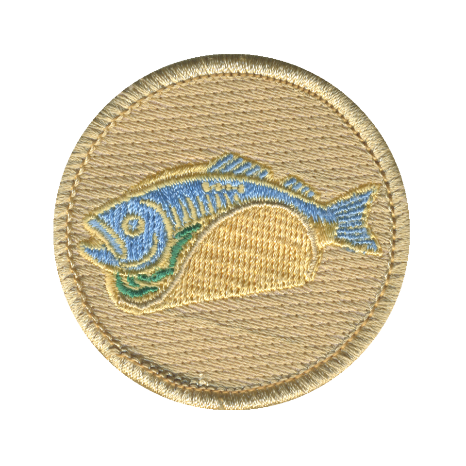 Fish Tacos Patrol Patch – Embroidered Scout Uniform Patch – 2 in Round ...