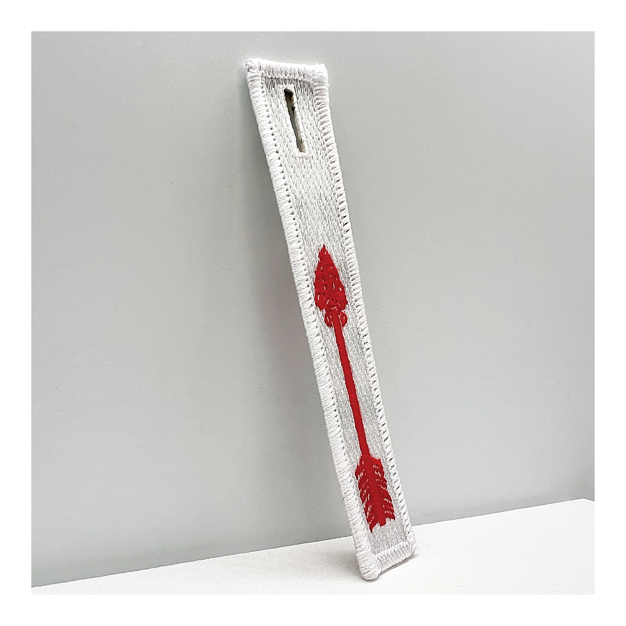 OA Ordeal White Dangle Embroidered Patch