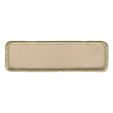 Blank Name Rectangle Twill Patch