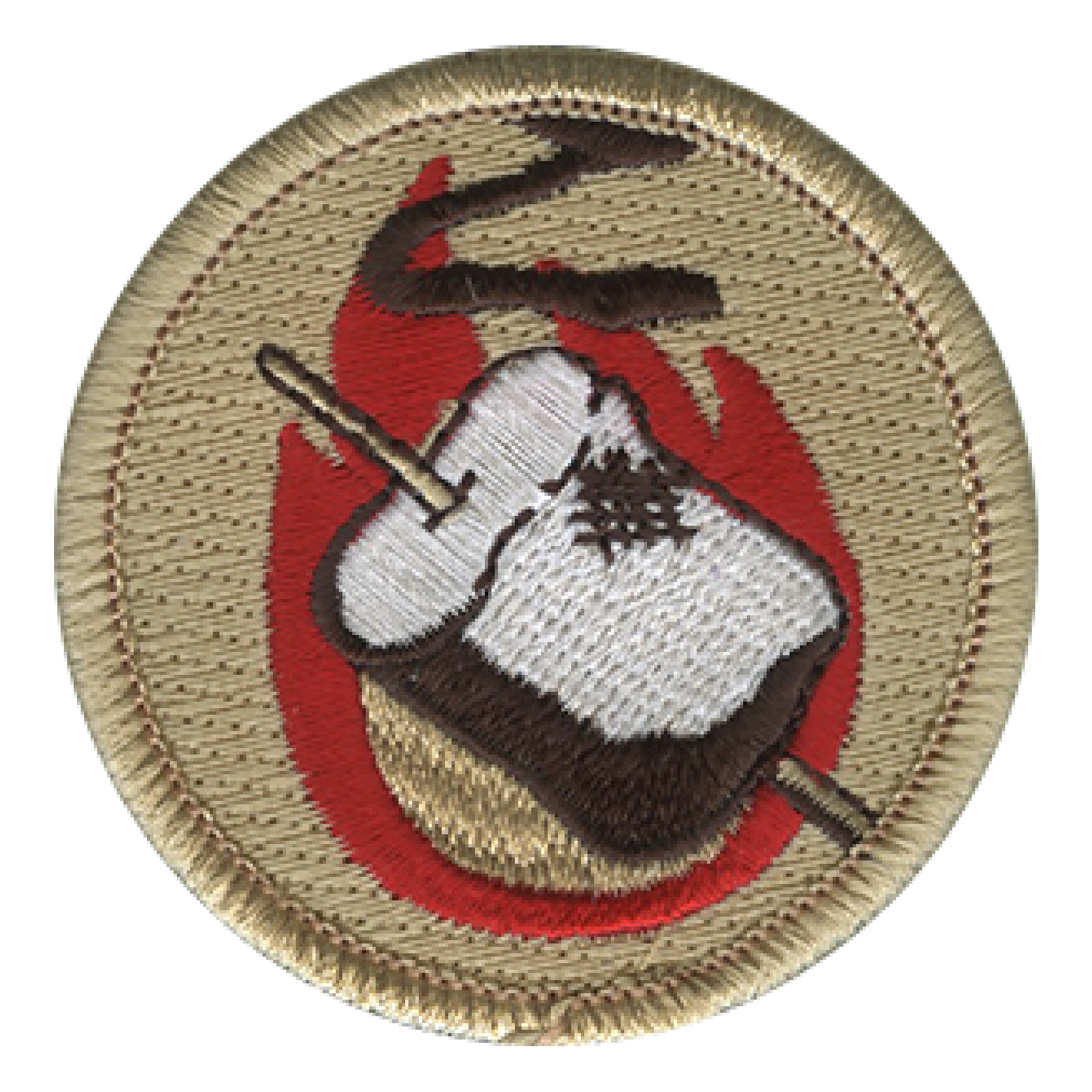 Flaming Marshmallow Scout Patrol Patch
