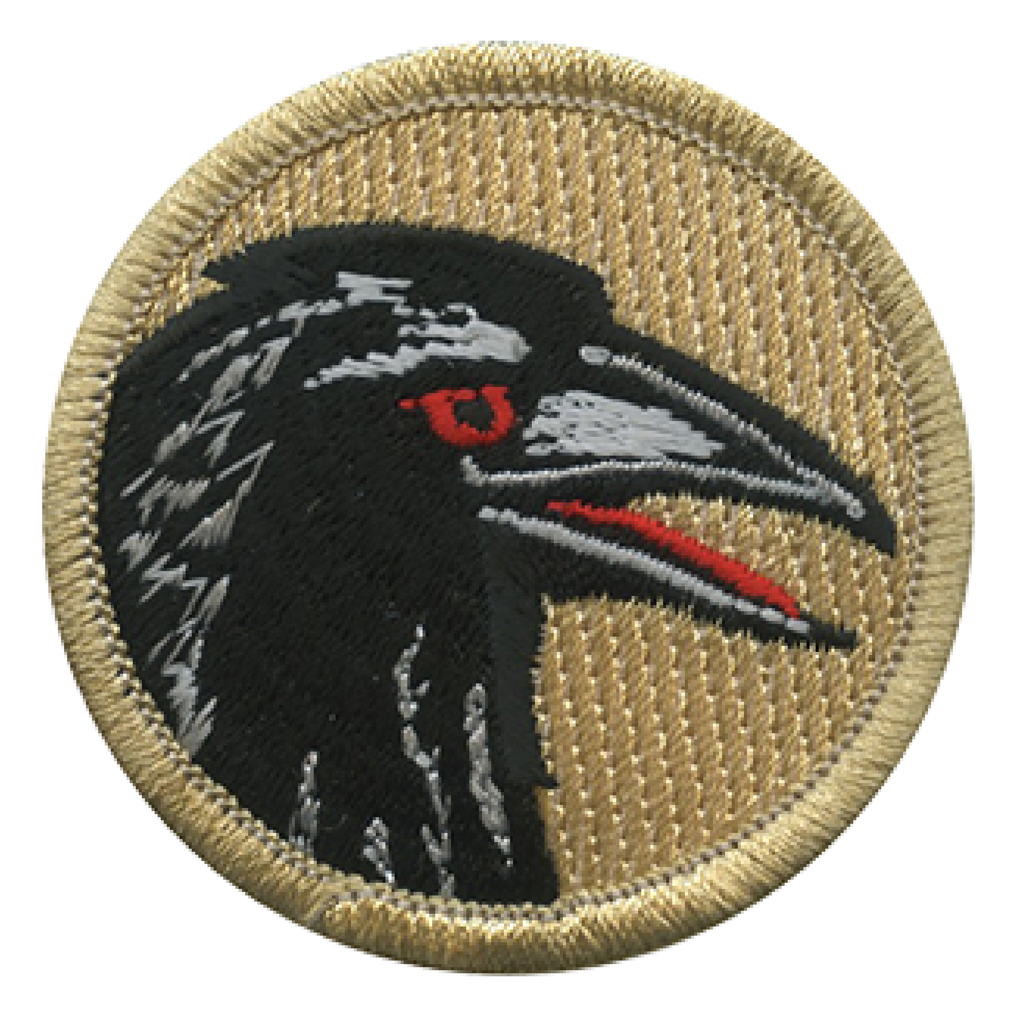 Crow Patrol Patch – Embroidered Scout Uniform Patch – 2 in Round ...