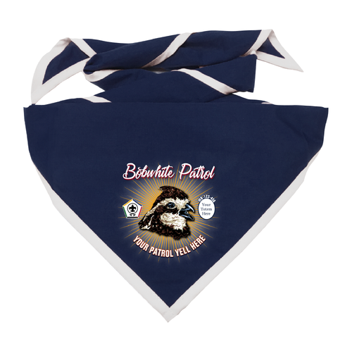 Wood Badge Scout Neckerchief - Realistic Bobwhite - Chose your ...