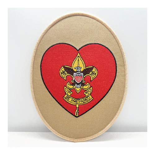 Jumbo Life Rank 6" Tall Oval Embroidered Patch
