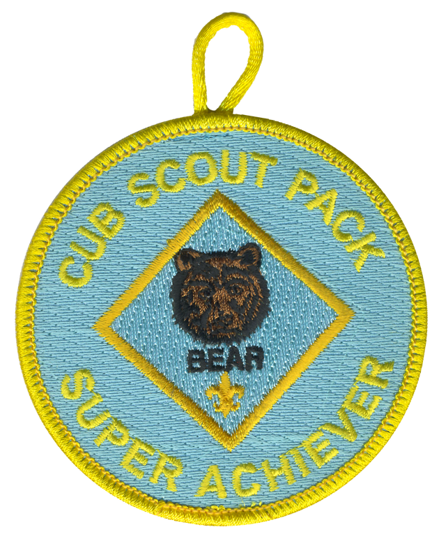 Cub Scout Super Achiever Patch - Bear rank